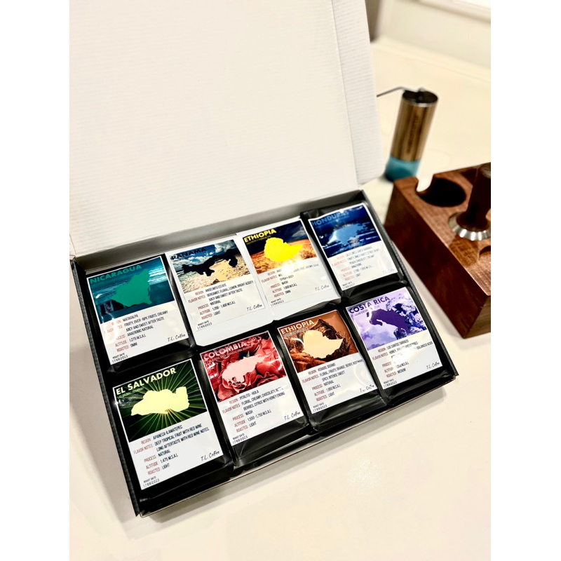 Infinity Box Set รวมเมล็ดกาแฟพรีเมียมจาก7ประเทศ 8เมือง | Shopee Thailand