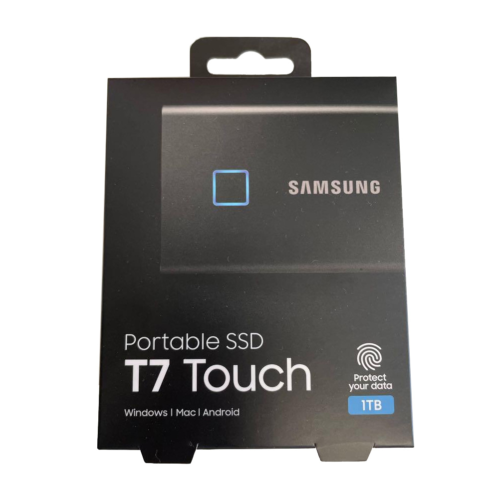 Samsung 1TB T7 Touch Portable SSD Drive MU-PC1T0K (Black) - USB 3.2 ...
