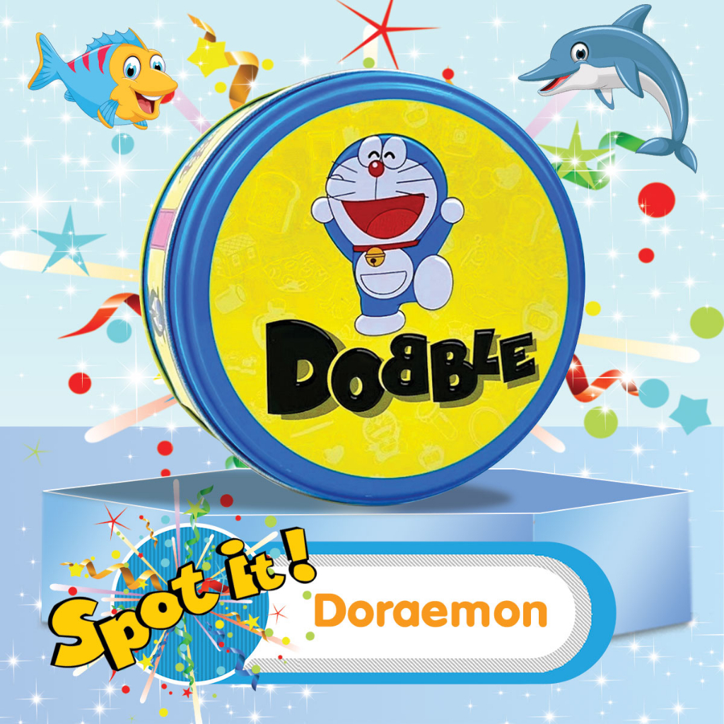 Dobble Game card Spot It เกมจับคู่ภาพ 55 CARDS เกมการ์ด เพิ่มความสามารถ ...