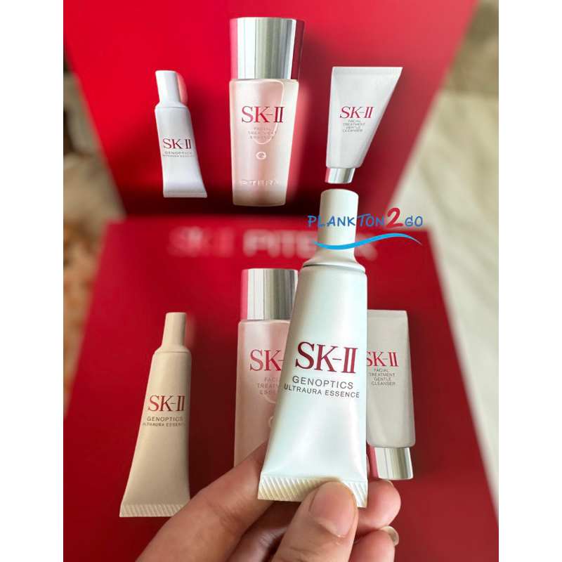 สูตรใหม่ SK-II GenOptics UltraAura Essence 10ml ช่วยลดจุดด่างดำ เพื่อผิวกระจ่างใส skii | Shopee ...