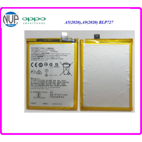 แบตเตอรี่ Oppo A5(2020),A9(2020) BLP727 | Shopee Thailand