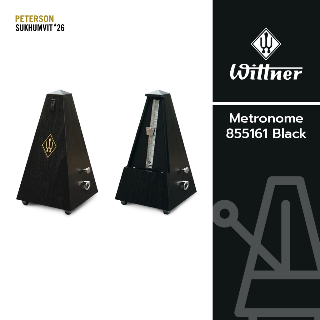 WITTNER Metronome 855161 Black plastic casing with bell เครื่องเคาะ ...