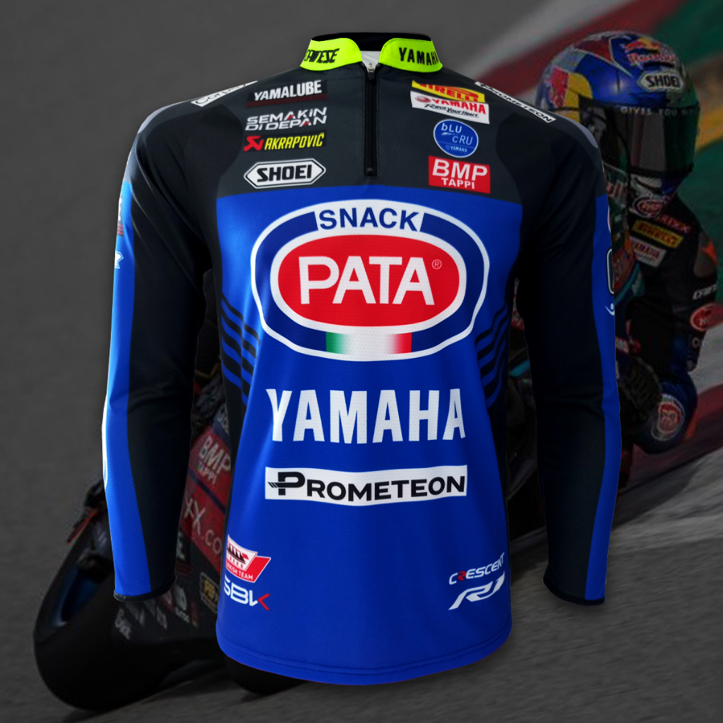 เสื้อแขนยาว MotoGP เสื้อโมโตจีพี ทีม พาต้า ยามาฮ่า #WB0026 รุ่น Toprak ...