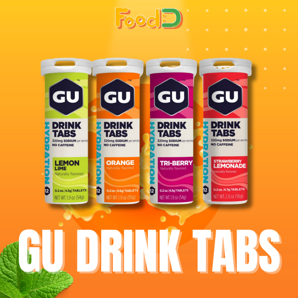 GU Hydration Drink tabs By FoodD Best By 2024 | Shopee Thailand