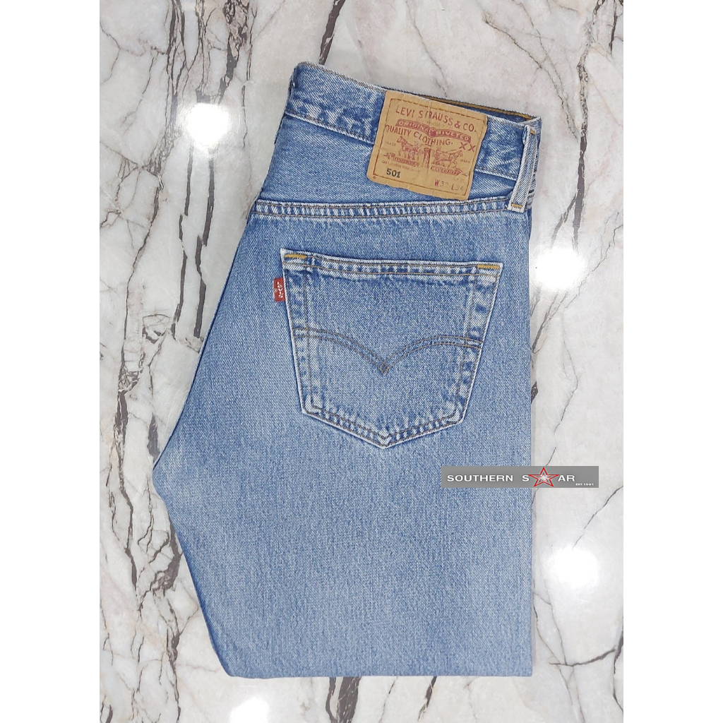 กางเกงยีนส์ Levi's ของแท้ FROM EUROPE MADE IN TURKEY รุ่น501 เอววัดจริง ...