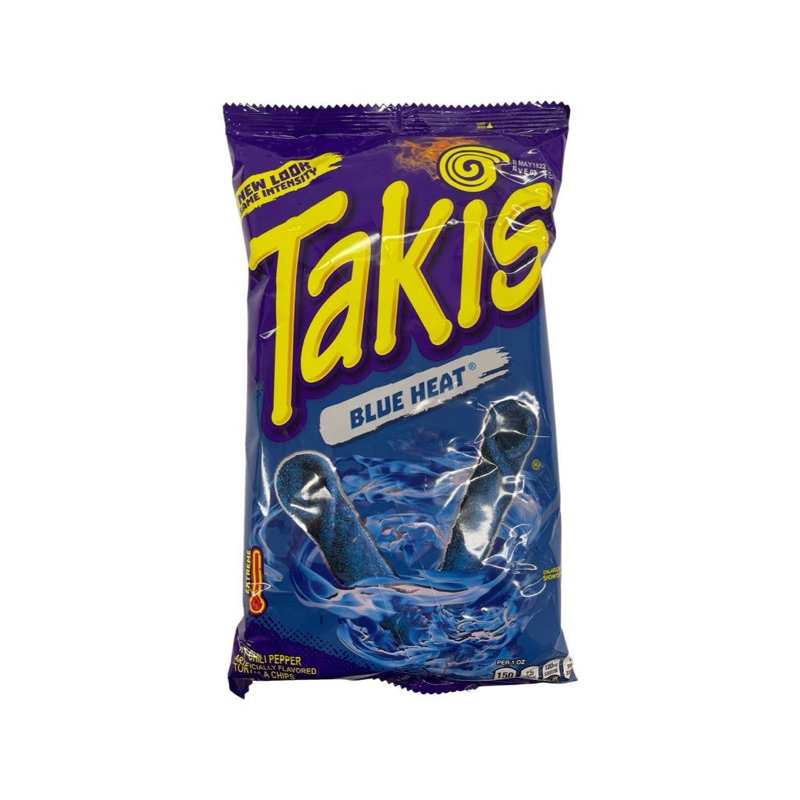 Takis Blue heat Hot Chili Pepper New flavored, Great Spicy and crunchy ...