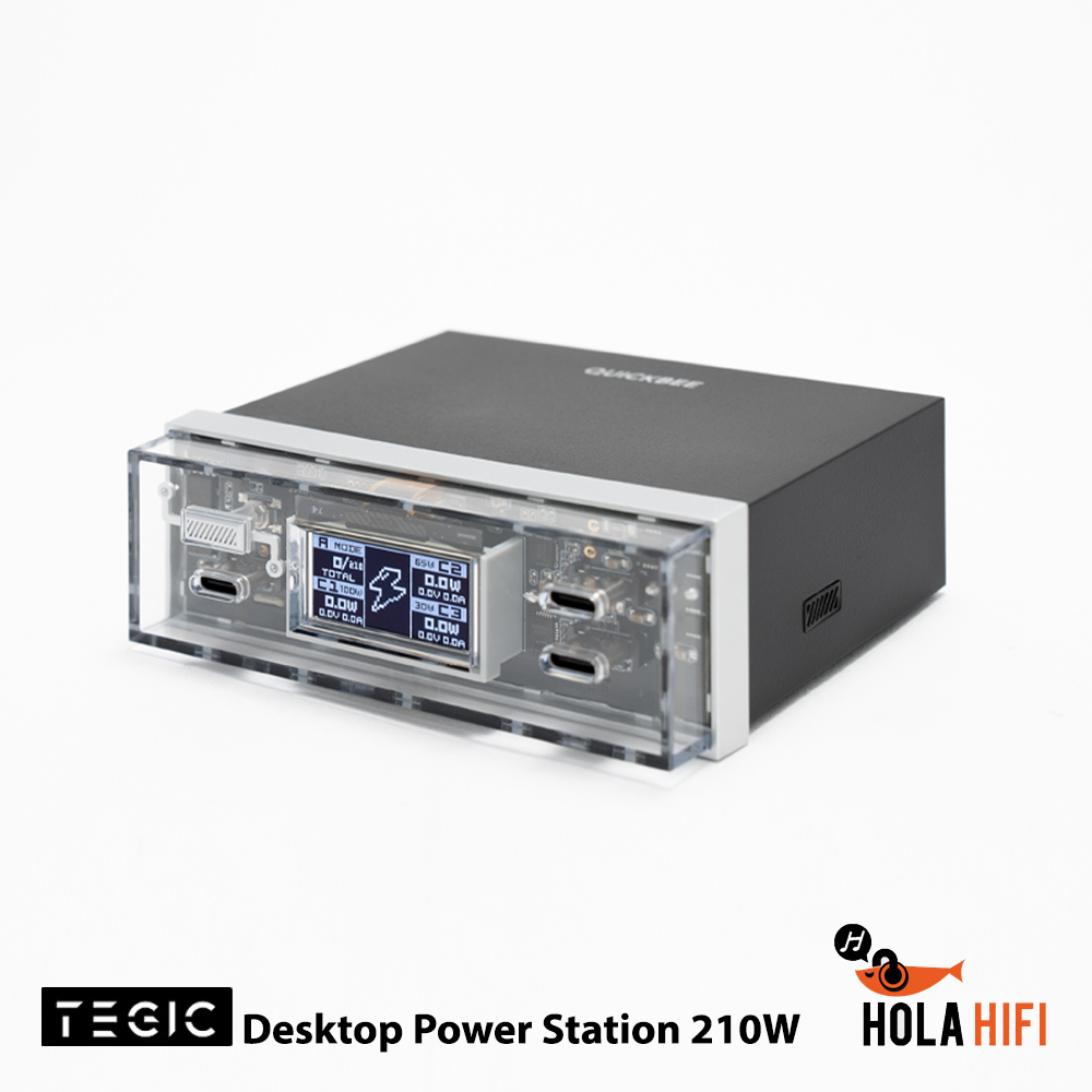TEGIC QUICKBEE Desktop Power Station 210W [Black] - [Green/Gray] | Shopee Thailand