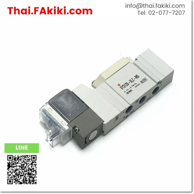 มือสองพร้อมส่ง, (C)Used, SY3120-5LZ-M5 5-Port Solenoid Valve,สเปค DC24V 5-port, SMC (66-008-010 ...