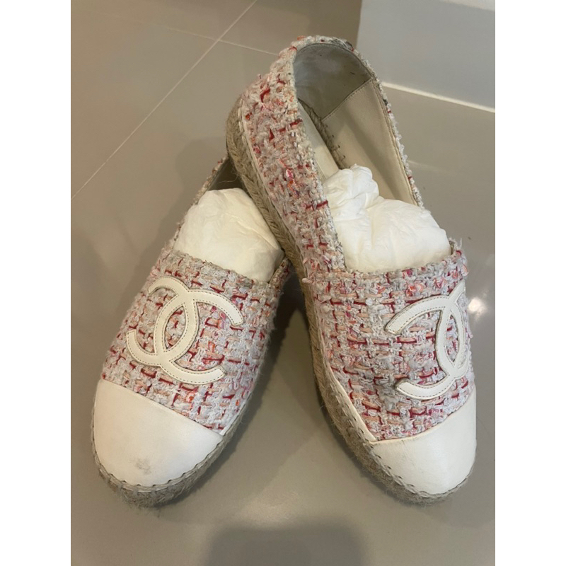 รองเท้า Chanel แท้ 100% shop paragon Like new | Shopee Thailand