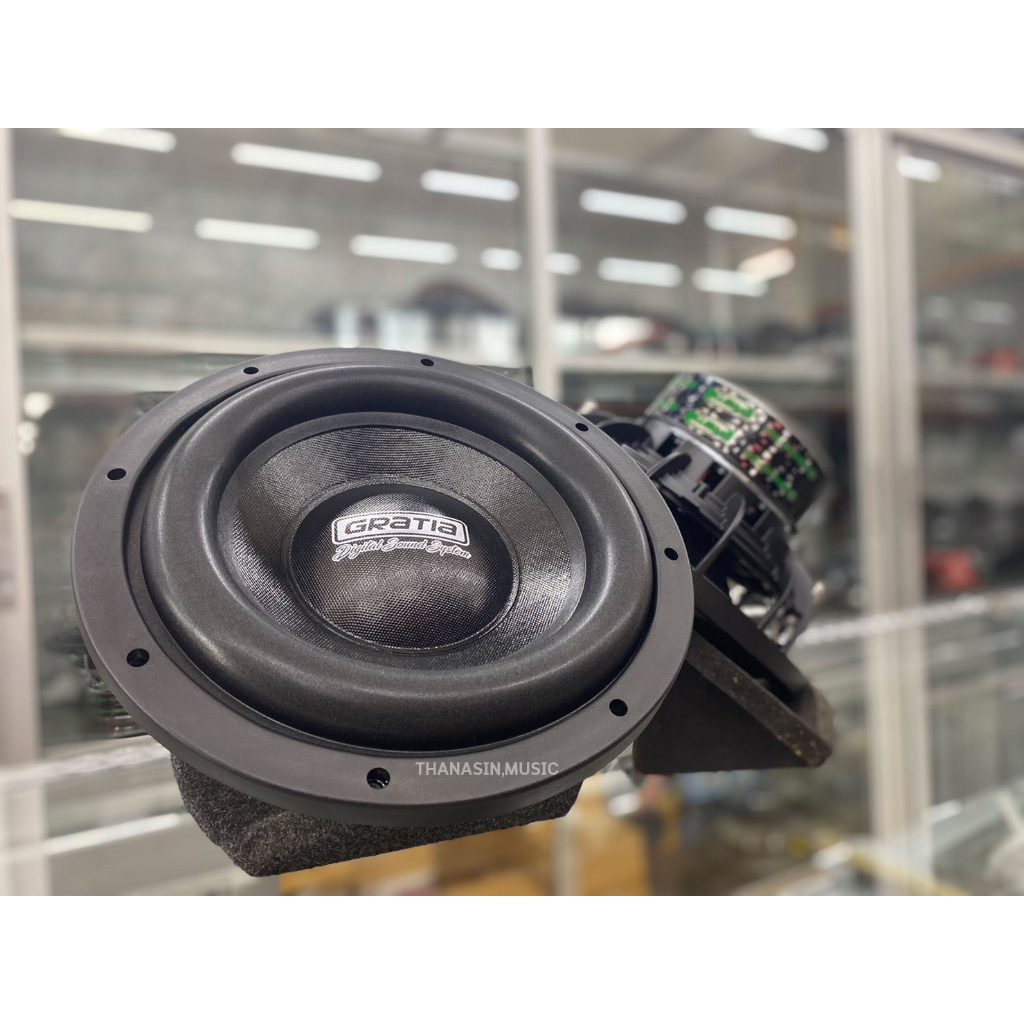 ลำโพงซับ 10 นิ้ว Gratia รุ่น GT-10140-50B (โครงหล่อ) 1 ดอก ว้อยส์คู่ โครงดำ เเม่เหล็ก 140 หนา ...