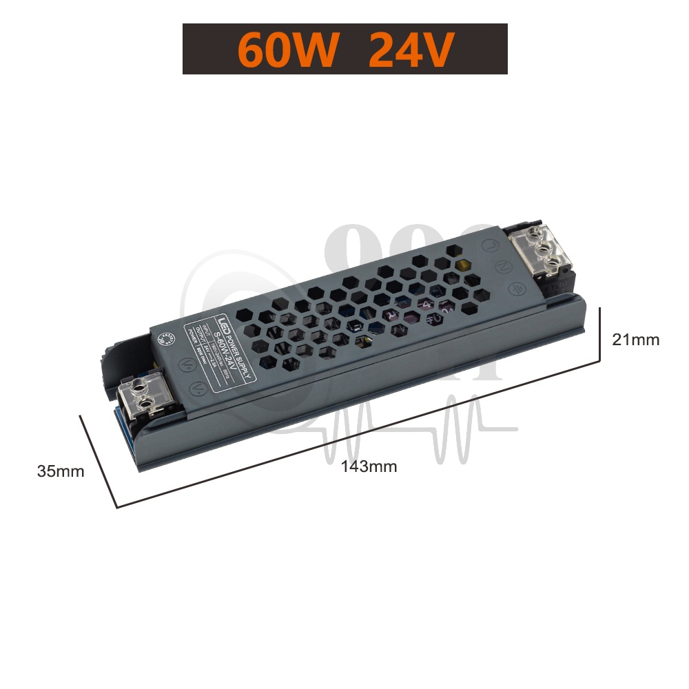 999DIY หม้อแปลง สวิตช์ชิ่ง 12V/24V 60W 200W 400W (AC-DC Switching Power Supply) หม้อแปลงชาร์จแบต ...