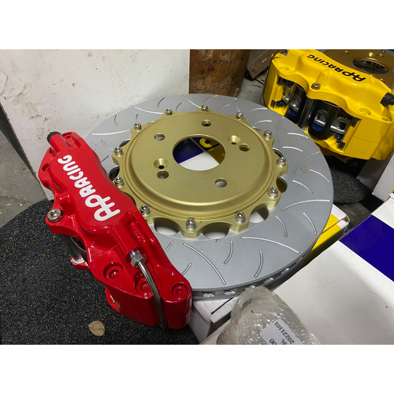 ชุดเบรคหน้า ap racing 5200 hub330 mm สำหรับล้อขอบ17 ขา Civic fd fb ...