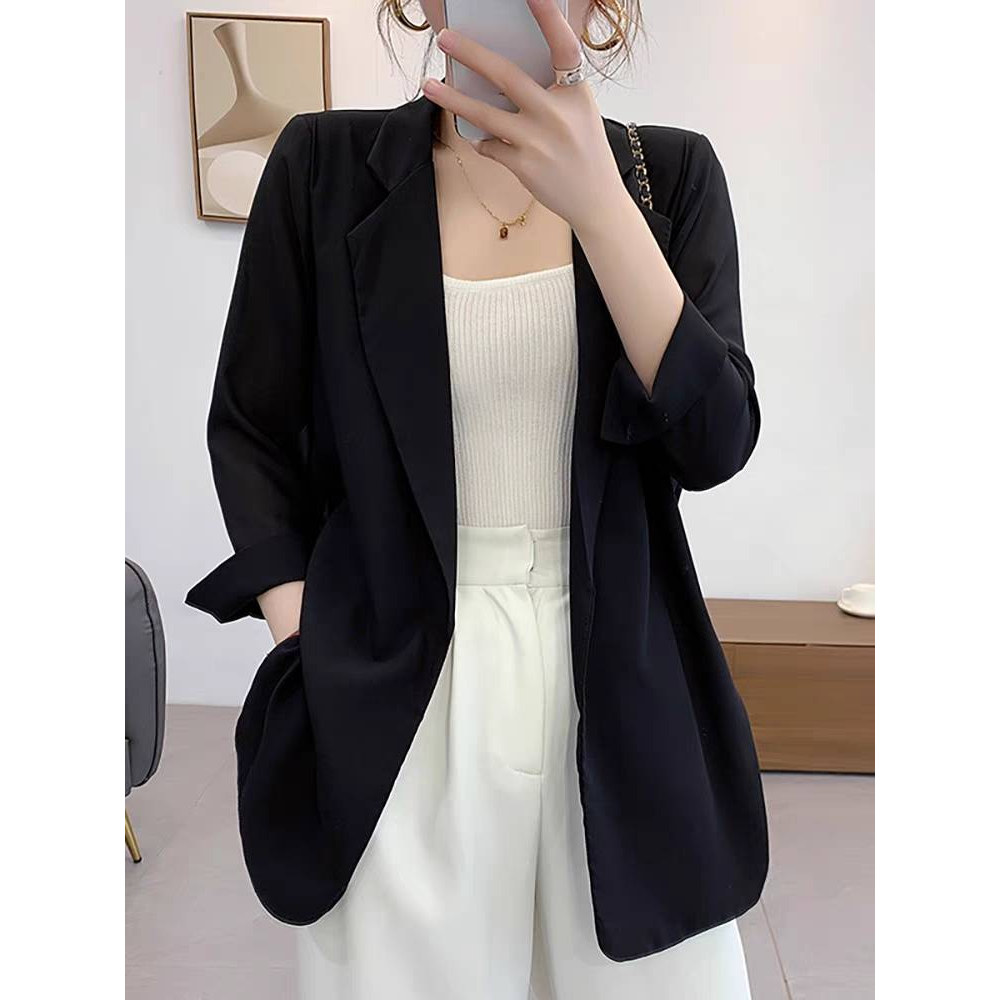 New Color B05 อกใหญ่สุด 60 นิ้ว++ เสื้อคลุมเบลเซอร์สาวอวบ ทรงสูทไม่มี ...