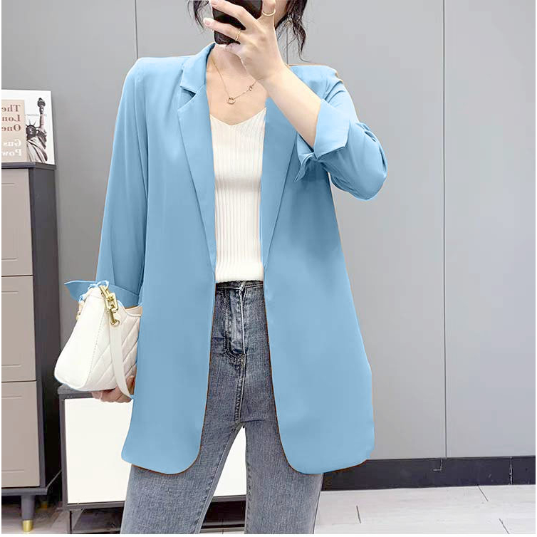New Color B05 อกใหญ่สุด 60 นิ้ว++ เสื้อคลุมเบลเซอร์สาวอวบ ทรงสูทไม่มี ...