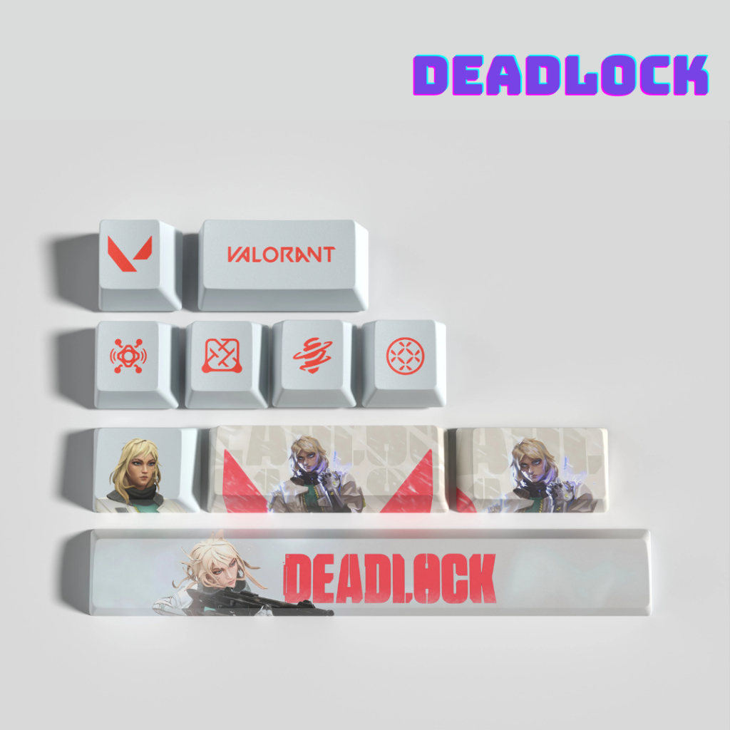 (พร้อมส่งจากไทย) Valorant Keycap คีย์แคป ปุ่มกดคีย์บอร์ด 10 keys OEM ...