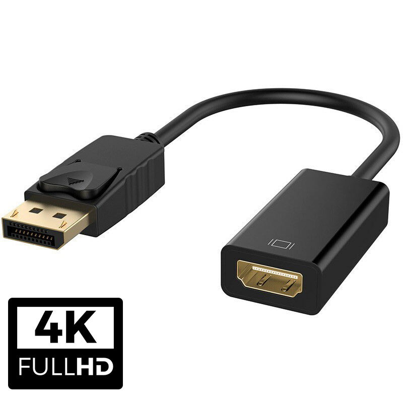 สายแปลง DP To HDMI Adapter Display Port To HDMI Converter Male To ...