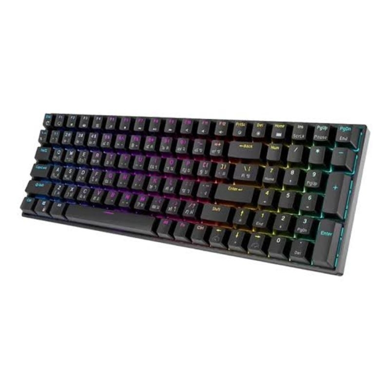RK100 RGB Wired & Wireless keyboard | Shopee Thailand