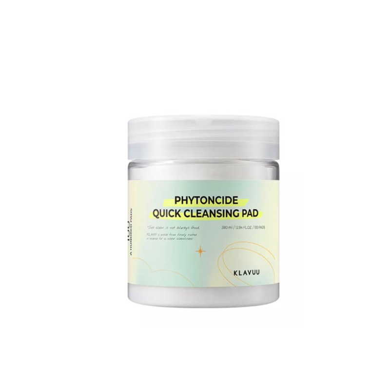 Klavuu Phytoncide Quick Cleansing Pad (100 Pads) คลีนซิ่งแผ่น สูตร ...