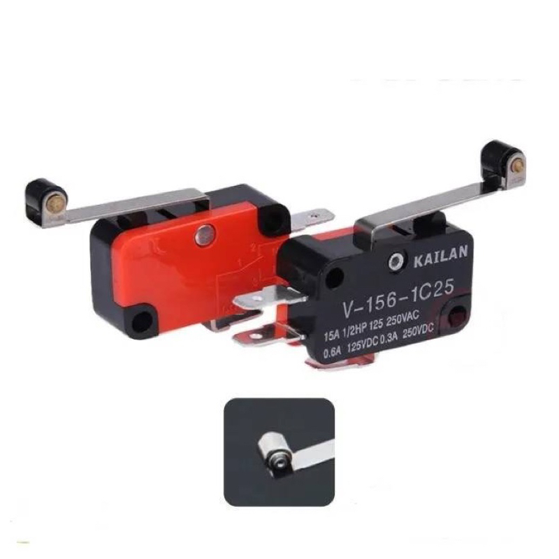 V-156-1C25 15A Microสวิทช์,ปุ่มSPDT Momentary Snap Action Limit Switch,สวิทช์ | Shopee Thailand