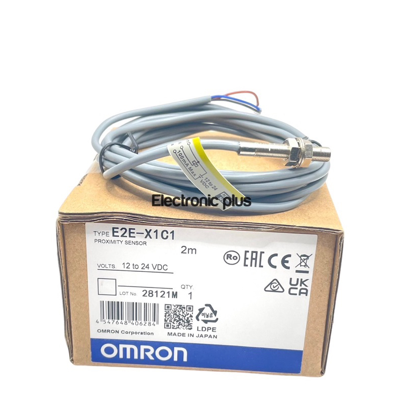 sensor E2E-X1C1 NPN NO 12-24VDC Proximity Switch Sensor ของใหม่พร้อมส่ง ...