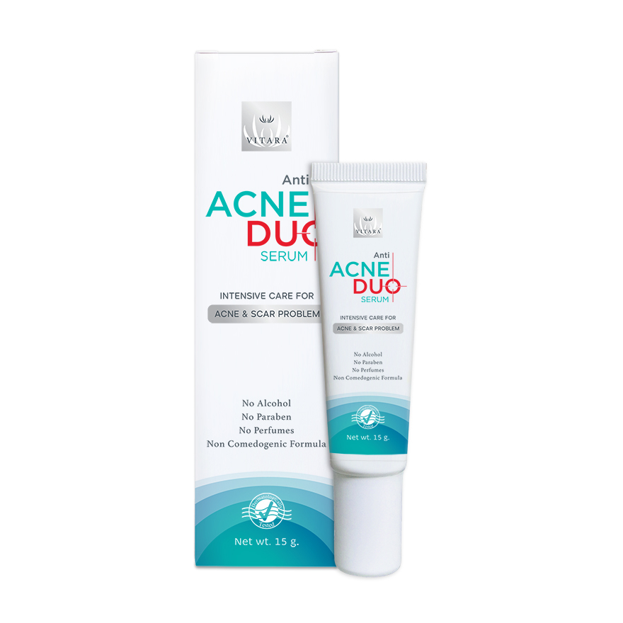 หมดแล้วหมดเลย-Vitara anti acne duo serum 15กรัม ไวทาร่า แอนตี้ แอคเน่ ...
