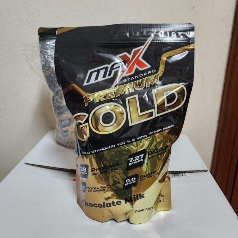 Max Premium Gold - Whey Protein Isolate ถุงละ 2.2 ปอนด์ 1 กิโล แพ็คคู่ ...