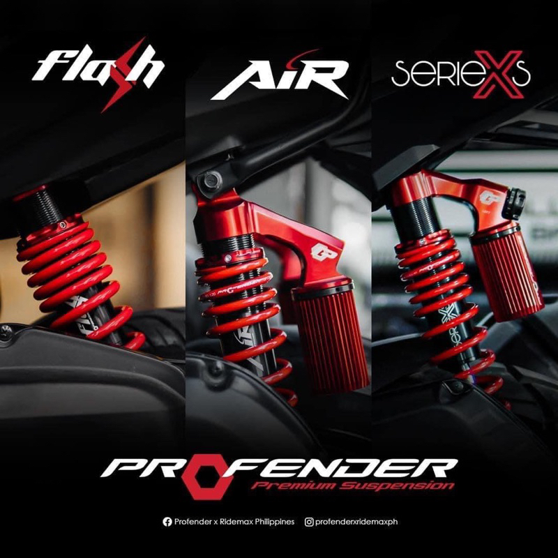 ส่งฟรี 🚩โช๊ค Profender flash series Pcx150 Pcx160 / Nmax155 ( ปี 2020 2022 ) รับประกัน 1 ปี ...