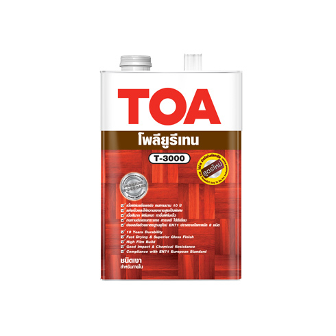 ทีโอเอ โพลียูรีเทนชนิดเงา สำหรับภายใน T3000(กป 0.94ลิตร) | Shopee Thailand