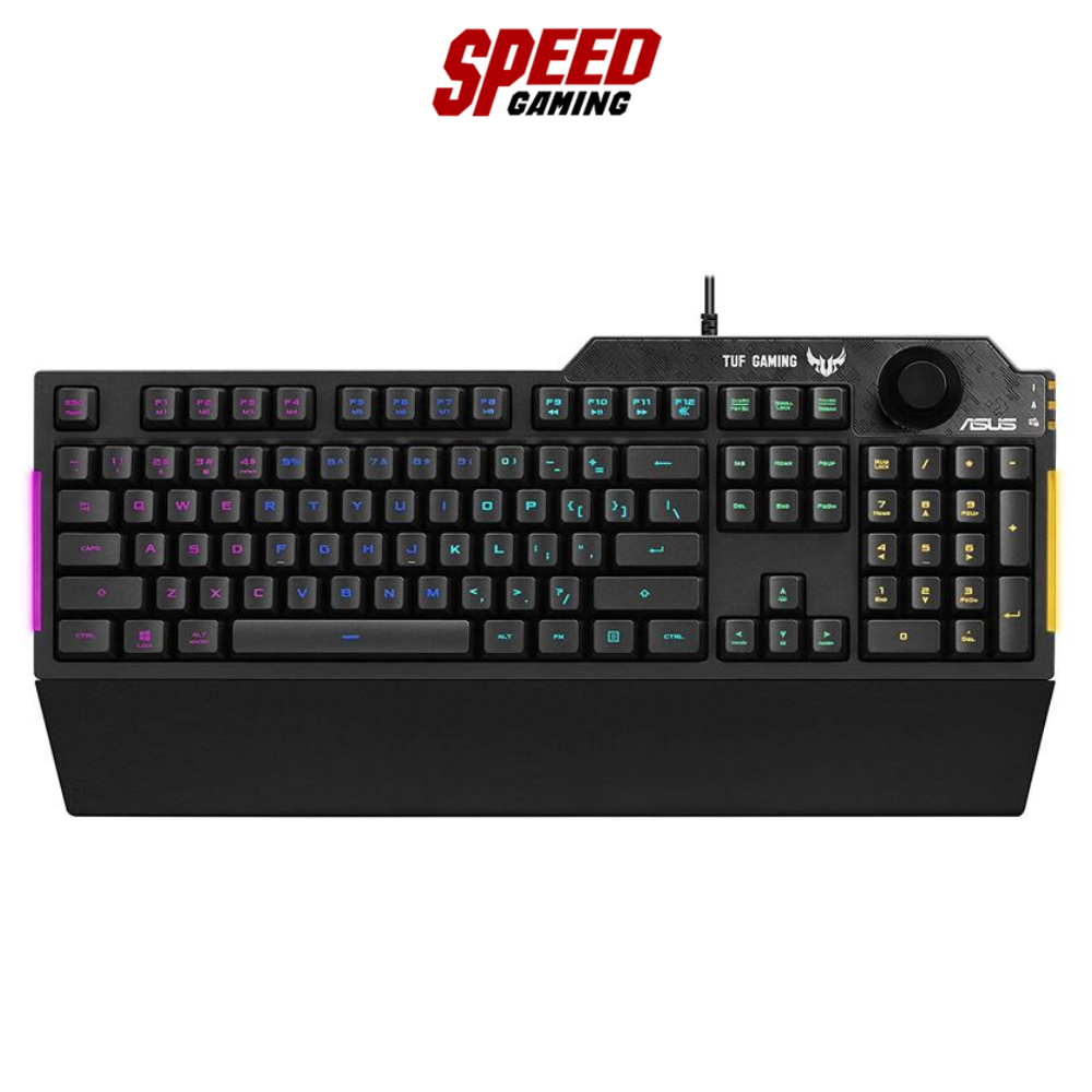 ASUS TUF GAMING K1 KEYBOARD (คีย์บอร์ด) Tactile Mech-Brane Switches ...