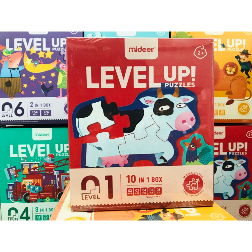 Mideer Advanced puzzles level 1 จิ๊กซอว์เสริมสร้างพัฒนาการการเรียนรู้ ...