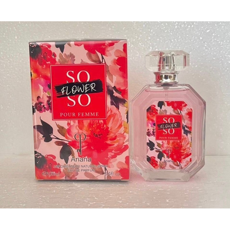 น้ำหอมนำเข้า Ariana So So Flower ขนาด 100 ml | Shopee Thailand