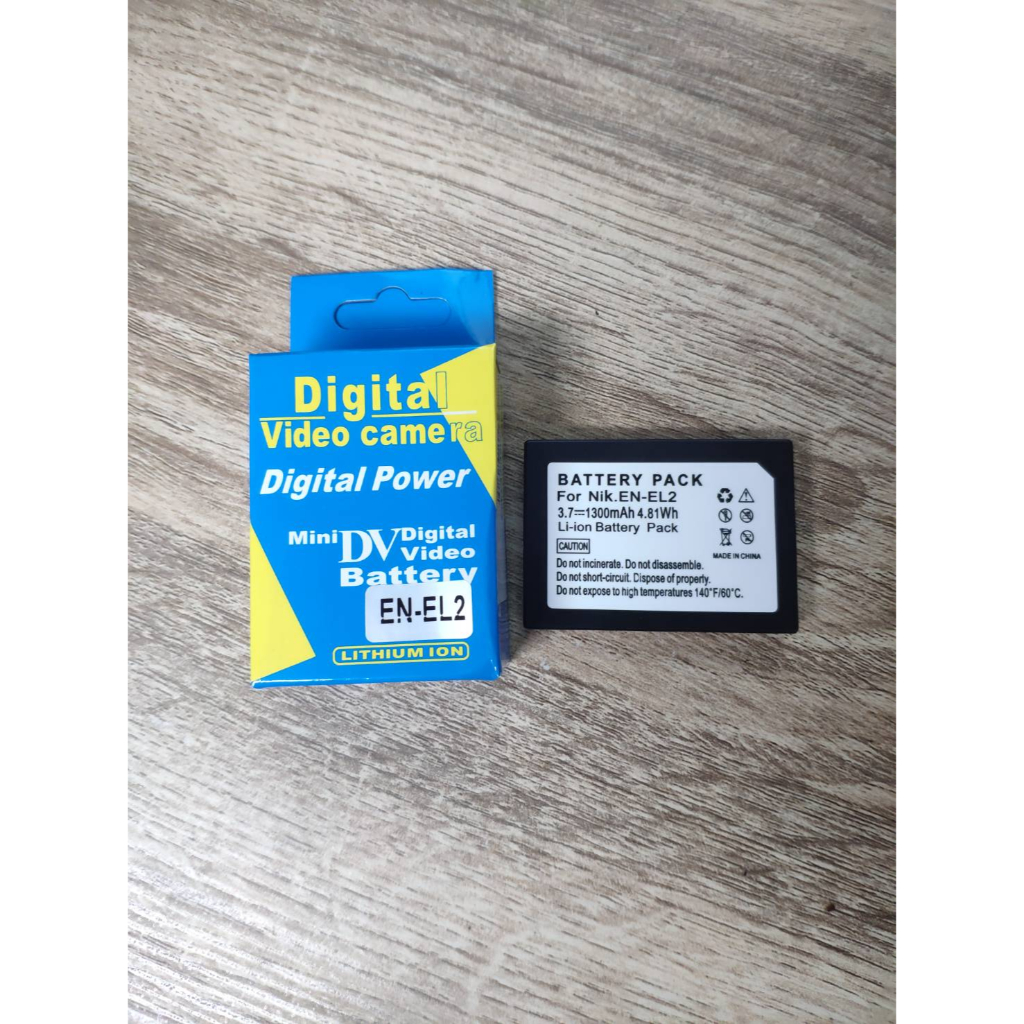 แบตเตอรีกล้อง Nikon รหัส EN-EL2 แบตสำหรับ NIKON COOLPIX 3500 2500 NIKON COOLPIX SQ | Shopee Thailand