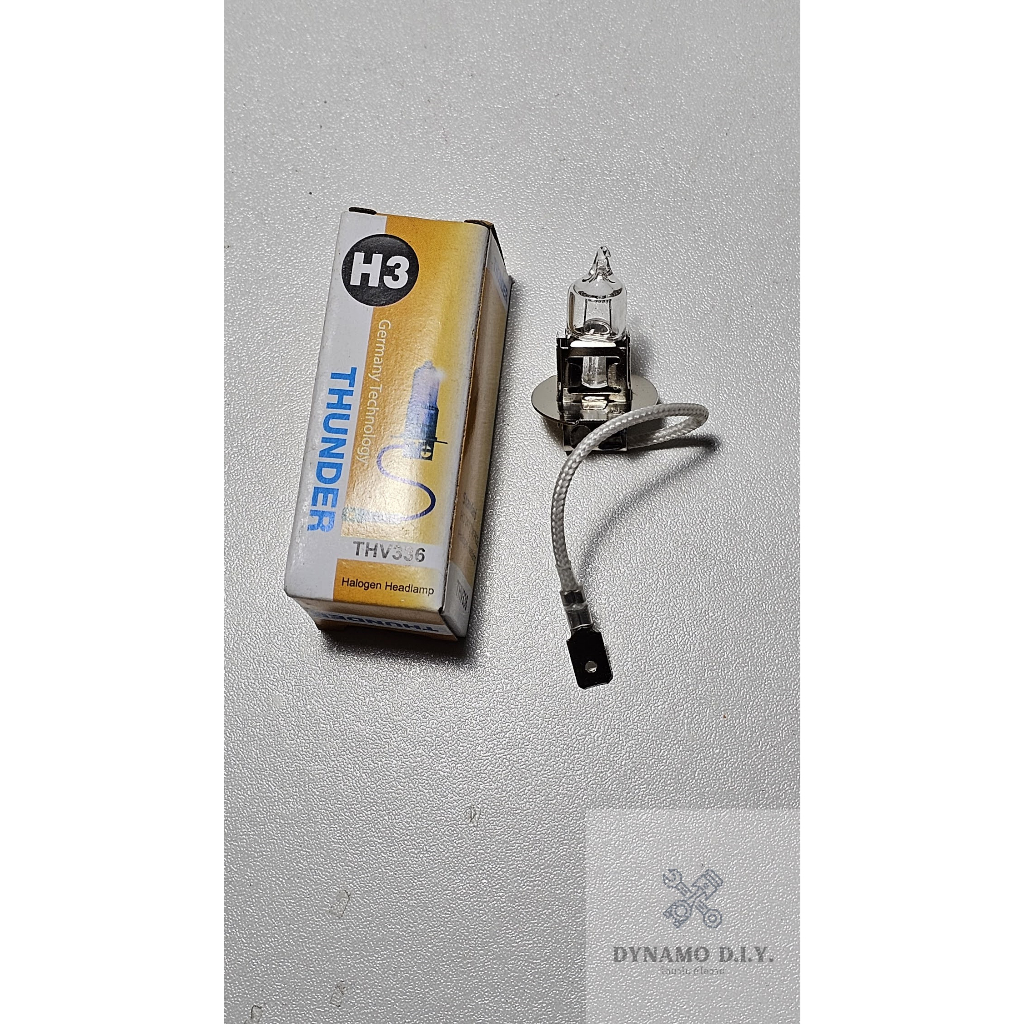 หลอดฮาโลเยน Halogen H3 24V 70W ยี่ห้อ Thunder - หลอด ฮาโลเยน สำหรับ รถ ...