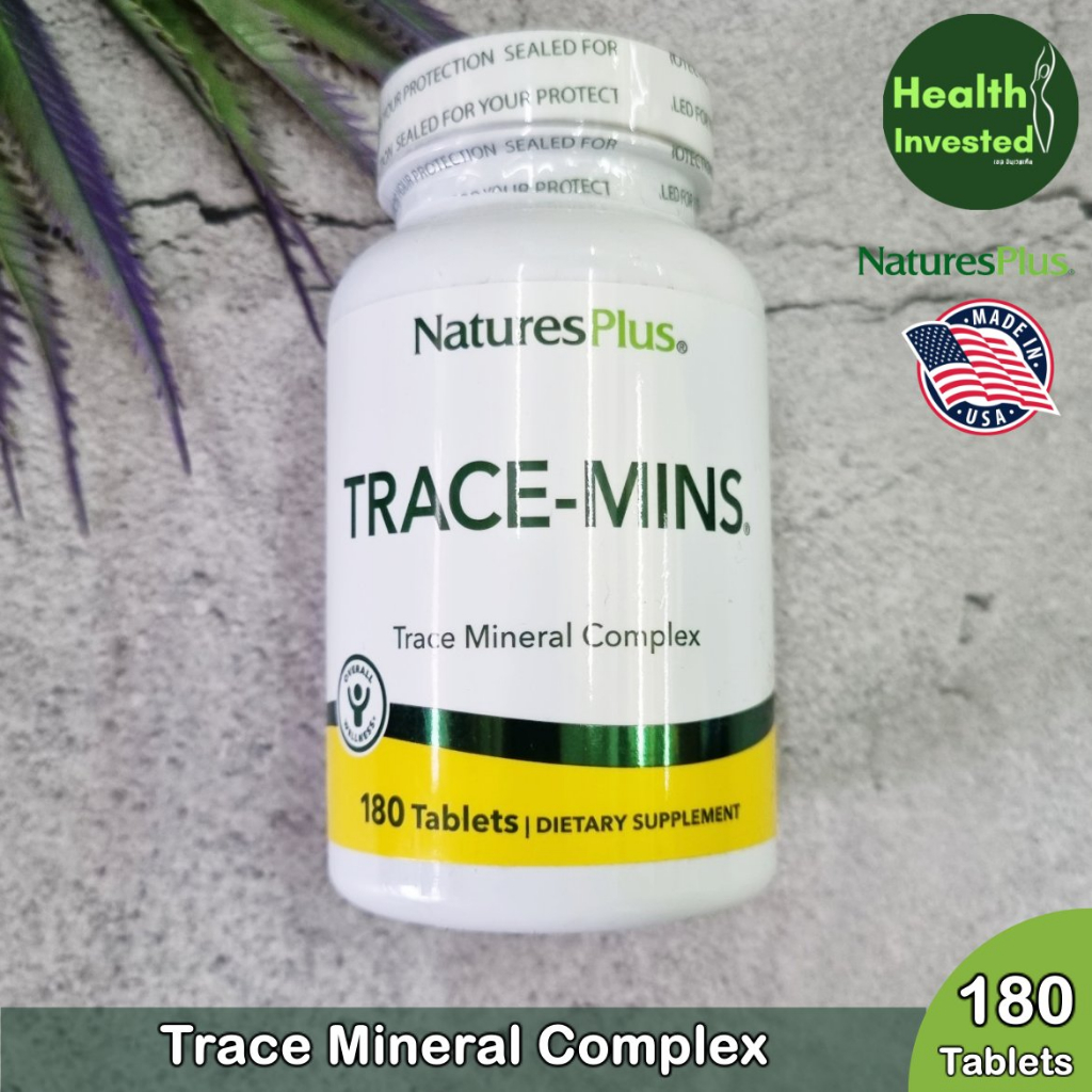 Trace-Mins Trace Mineral Complex 180 Tablets แร่ธาตุรวม | Shopee Thailand