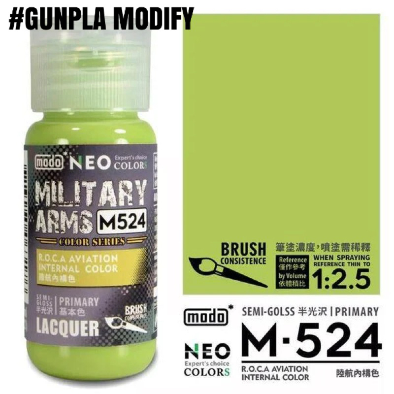 MODO NEO COLOR สีเฮลิคอปเตอร์ R.O.C.A Aviation Color สูตรแลคเกอร์ ชนิด ...