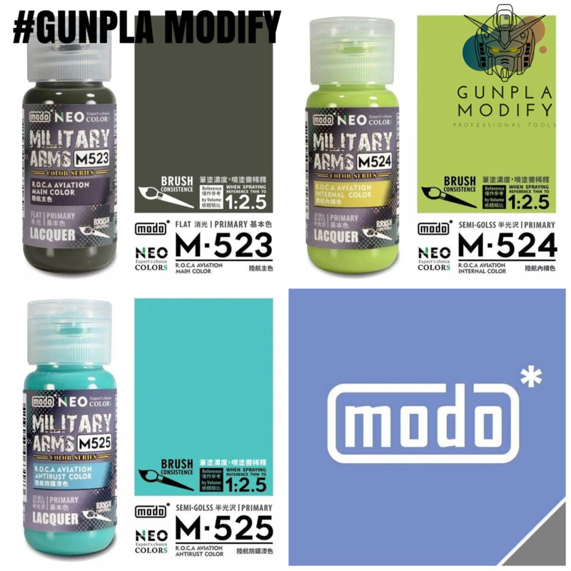 MODO NEO COLOR สีเฮลิคอปเตอร์ R.O.C.A Aviation Color สูตรแลคเกอร์ ชนิด ...