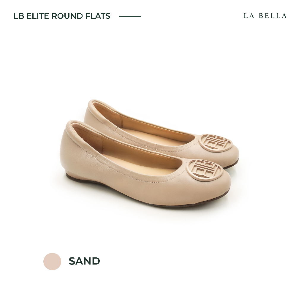 LA BELLA รุ่น LB ELITE ROUND FLATS - SAND | Shopee Thailand