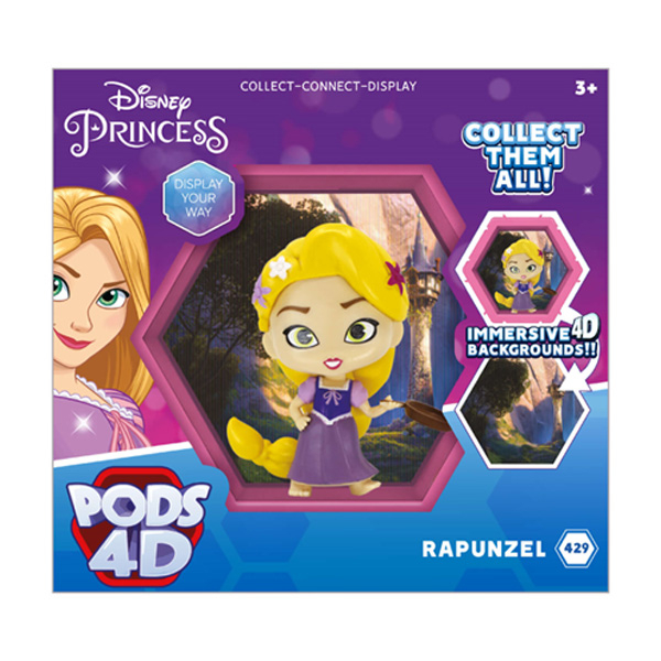 WOW STUFF ของสะสม POD 4D Disney Princess-Rapunzel | Shopee Thailand