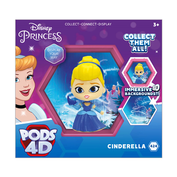 WOW STUFF ของสะสม POD 4D Disney Princess-Cinderella | Shopee Thailand