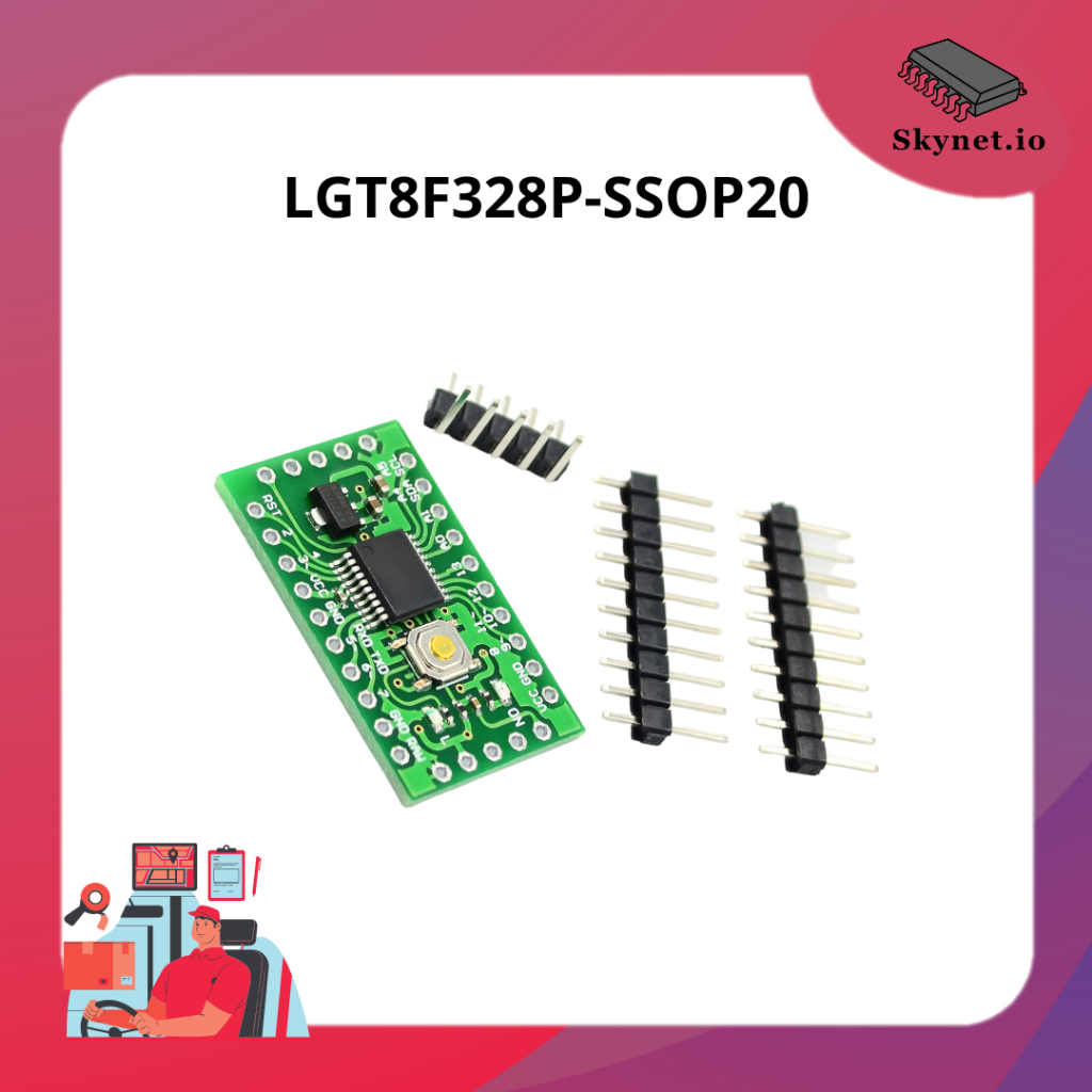 LGT8F328P-SSOP20 MiniEVB Replacement Pro Mini ATMEGA328P | Shopee Thailand