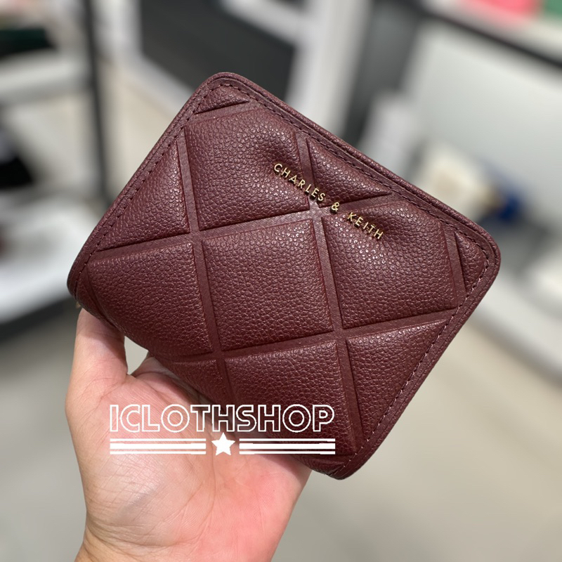 CHARLES & KEITH : CK6-10701345 กระเป๋าสตางค์ใบสั้น | Shopee Thailand