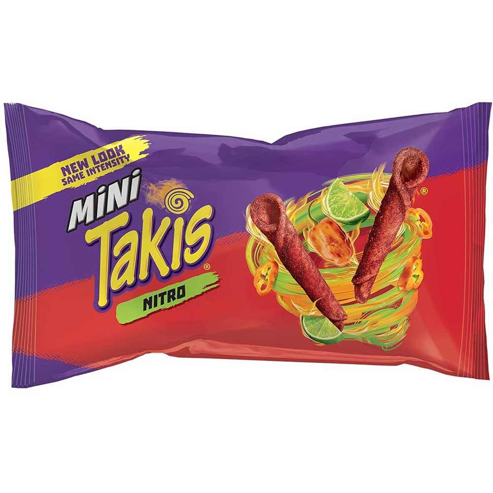 ขนม Takis Fuego/Blue Heat - Chilli & Lime ขนมข้าวโพดทอดกรอบ รสเผ็ด ...