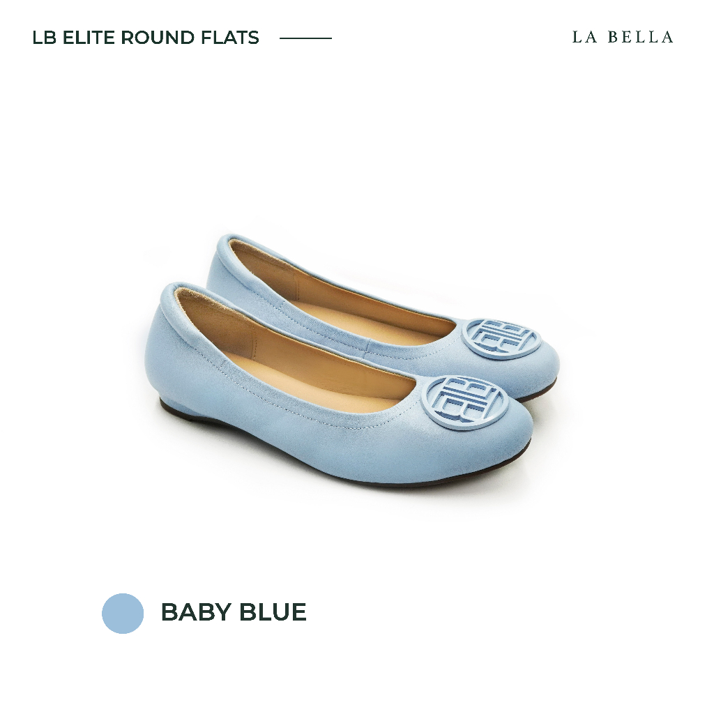 LA BELLA รุ่น LB ELITE ROUND FLATS - BABY BLUE | Shopee Thailand