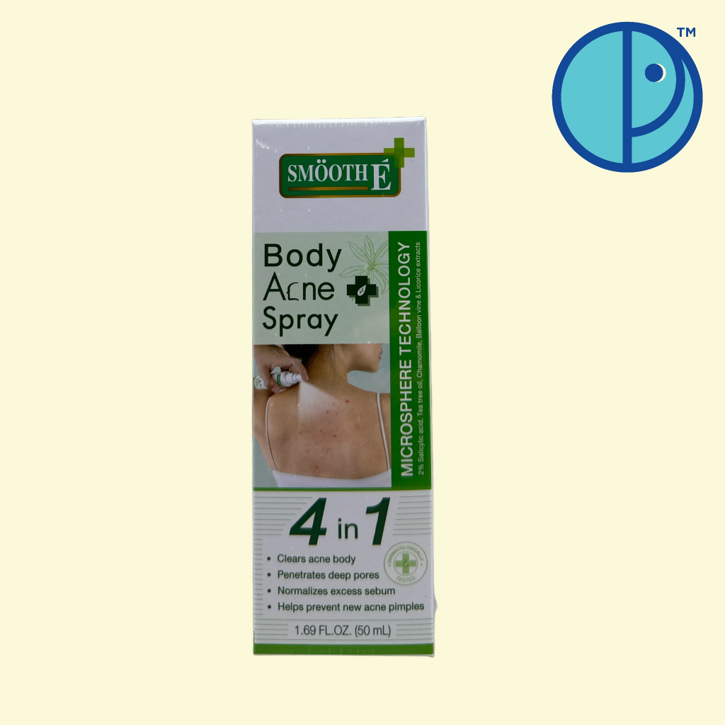 Smooth E สเปรย์ฉีดสิวที่หลัง ลดสิว ลดรอยดำรอยแดงจากสิว ใช้งานง่าย ขนาด ...