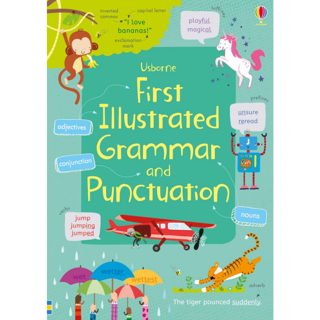 DKTODAY หนังสือ USBORNE FIRST ILLUSTRATED GRAMMAR AND PUNCTUATION | Shopee Thailand