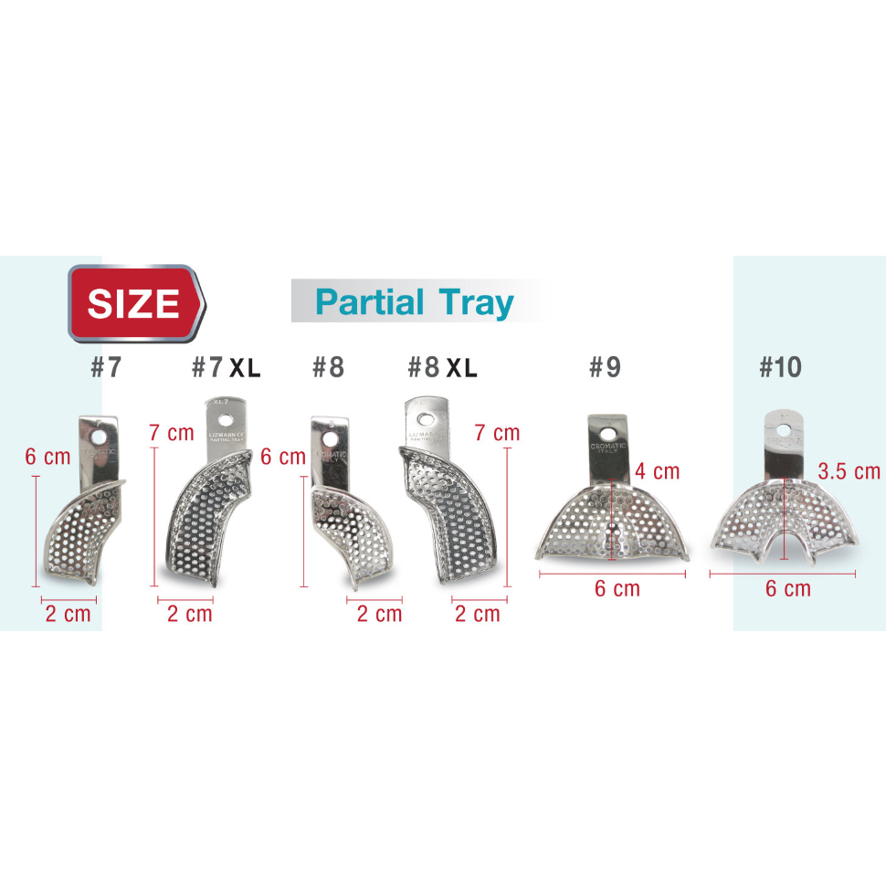 Partial Tray Tray สำหรับพิมพ์ปาก | Shopee Thailand