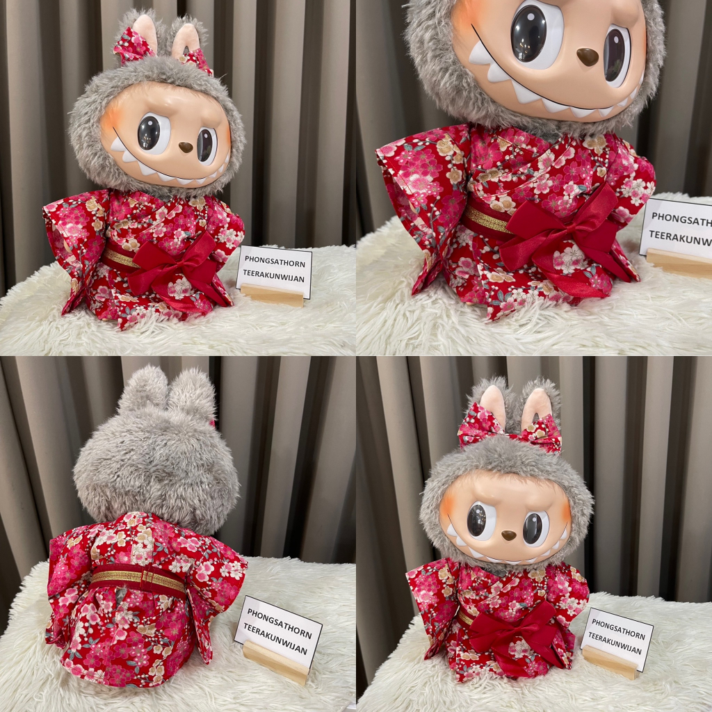 อ่านด้วยจ้า[ชุดตัวใหญ่ ไม่ใช่รุ่นมาการอง!]ชุดลาบูบู้ Labubu เสื้อผ้า ...