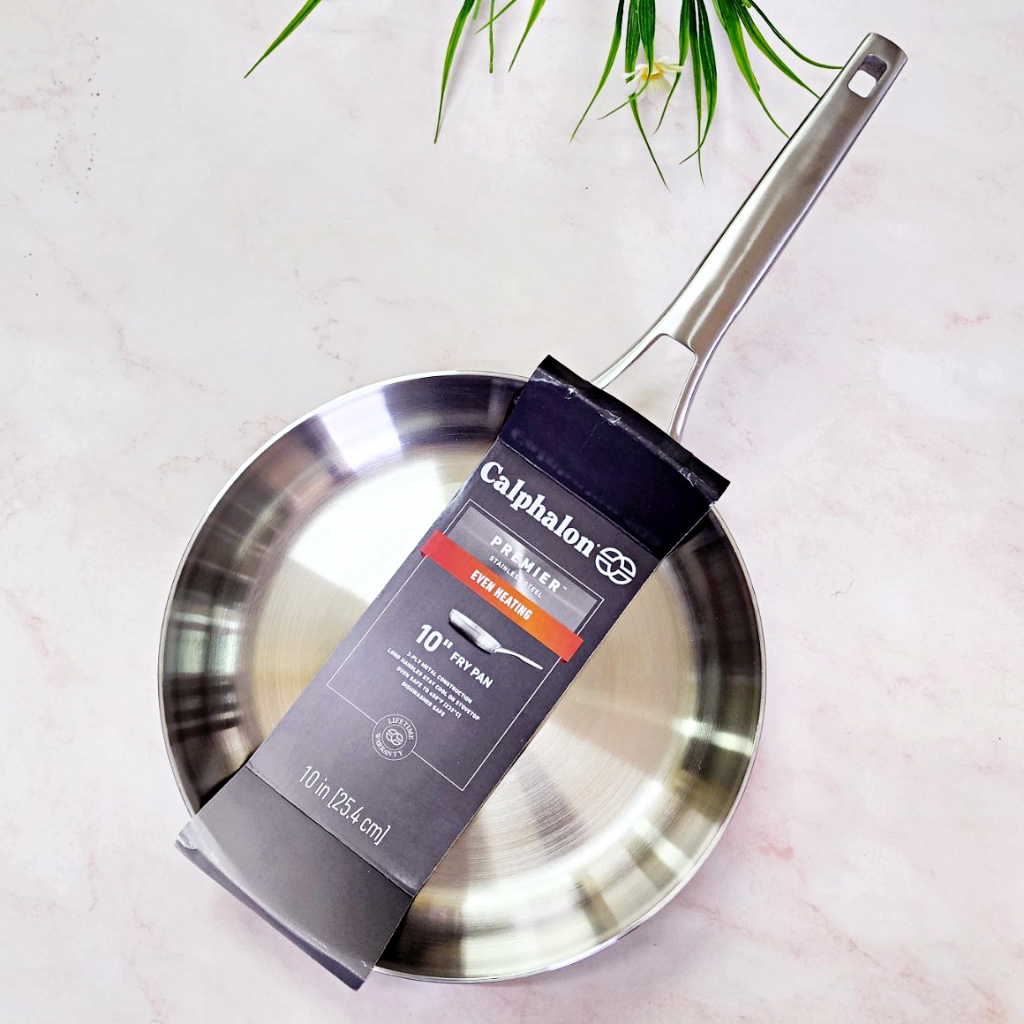 [Select by Calphalon®] Premier Stainless Steel Even Heating 10-Inch Fry ...