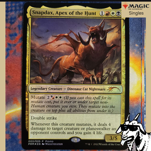 [MTG][Single][PROMO] Snapdax, Apex of the Hunt (FOIL) ระดับ Mythic ...
