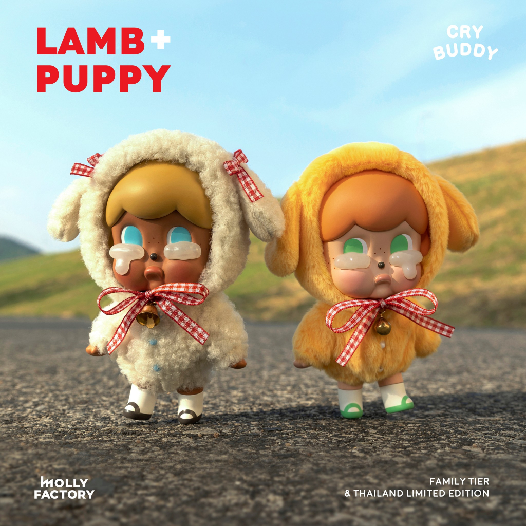 พร้อมส่ง Crybuddy – น้องแกะสีขาว Little Lamb Edition Family & THAILAND ...